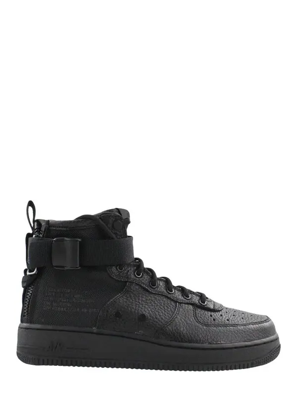 Nike Sf Air Force 1 Mid Gs - Black