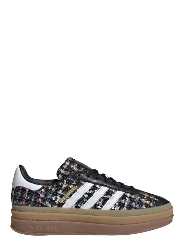 Adidas Gazelle Bold Tweed Sneakers - Black