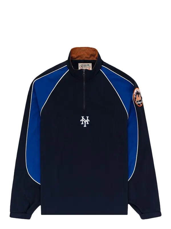 Aimé Leon Dore X New York Mets Nylon Pullover - Blue