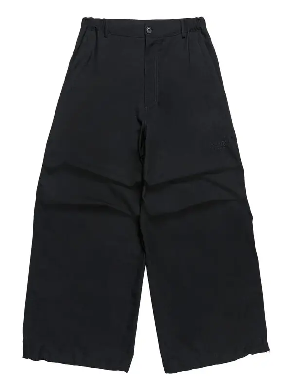 MAISON MARGIELA Tailoring Wool Canvas Pants - Black