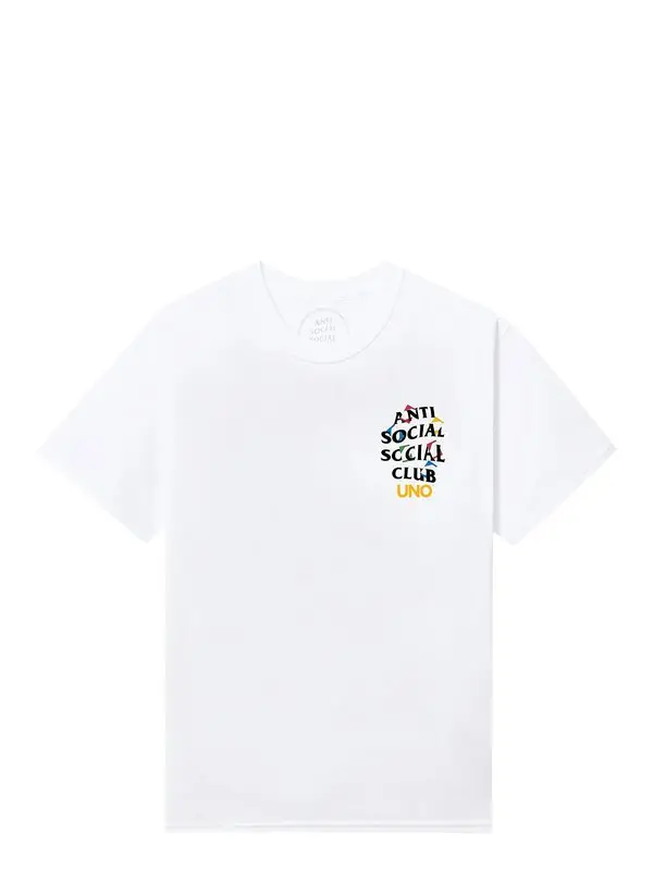 ANTI SOCIAL SOCIAL CLUB X Uno Draw Two Tee - White