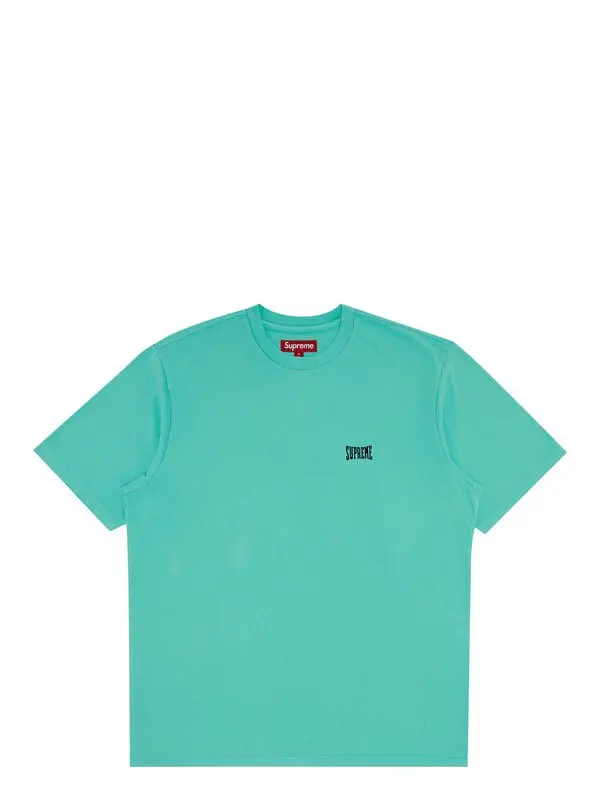 Supreme Warm Up Washed Short-sleeve Top - Blue