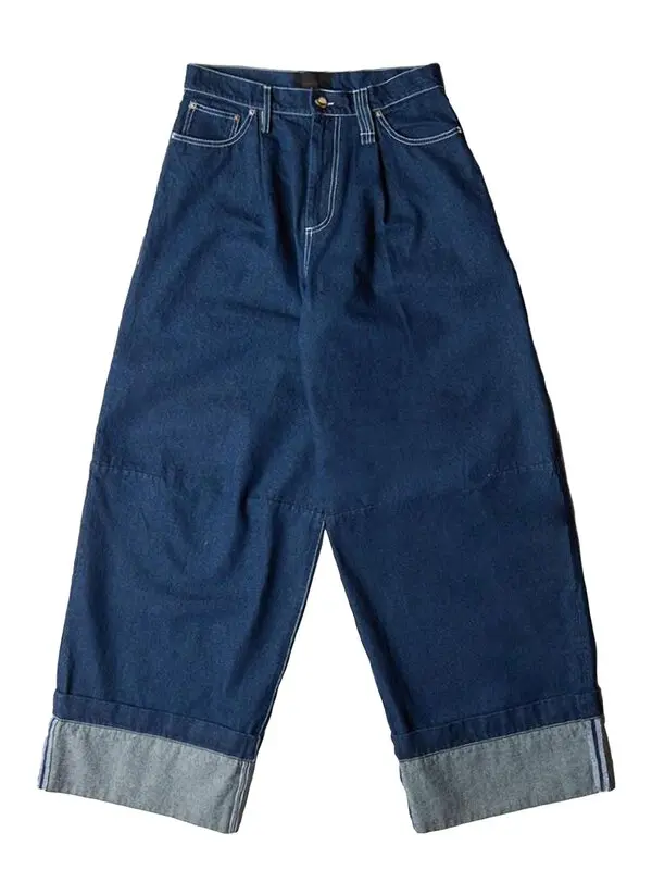 Simone Rocha Embellished Puddle Jeans - Blue