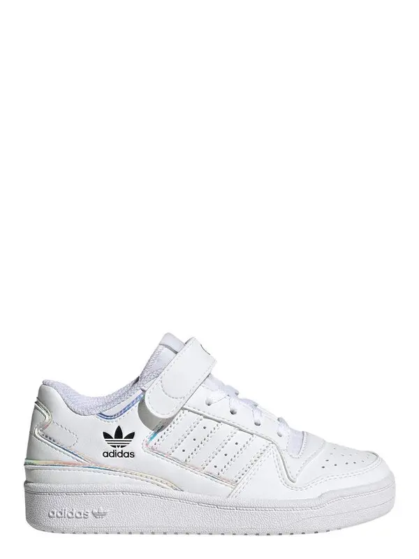 Adidas Forum Low J Iridescent Sneakers - White