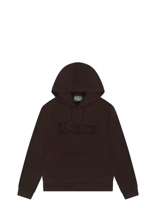 DENIM TEARS Cut Out Hoodie - Brown