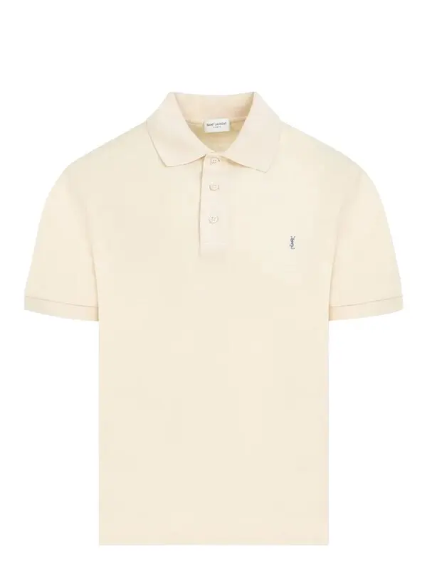 Saint Laurent Polo Shirt - Yellow