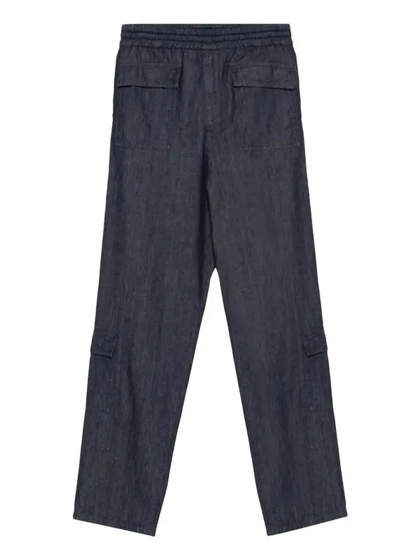 Dries Van Noten Cargo Denim Jeans - Blue