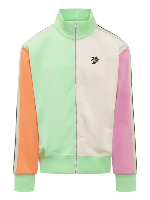 Palm Angels Hunter Colorblock Track Jacket - Green