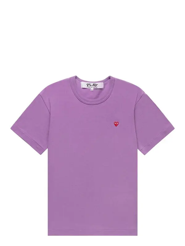 Play Comme Des Garcon Small Heart T-shirt - Purple