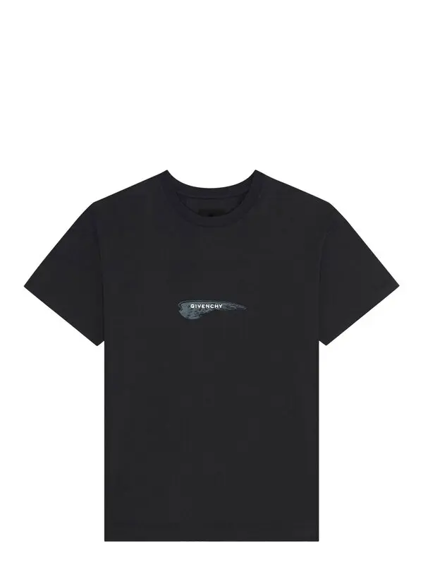 Givenchy Printed Wings Tee - Black