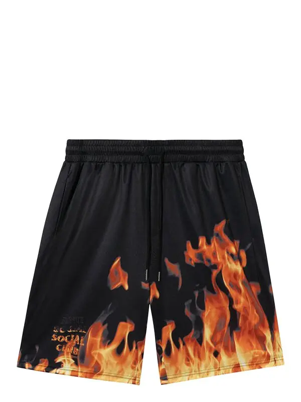 ANTI SOCIAL SOCIAL CLUB Bbq Mesh Shorts - Black