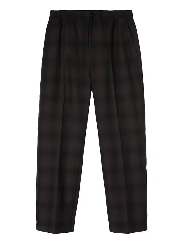 StÜssy Shadow Bryan Plaid Pant - Brown