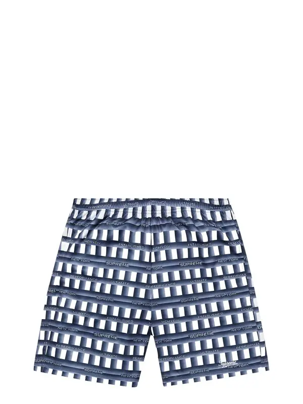 Supreme Grid Soccer Short - Blue
