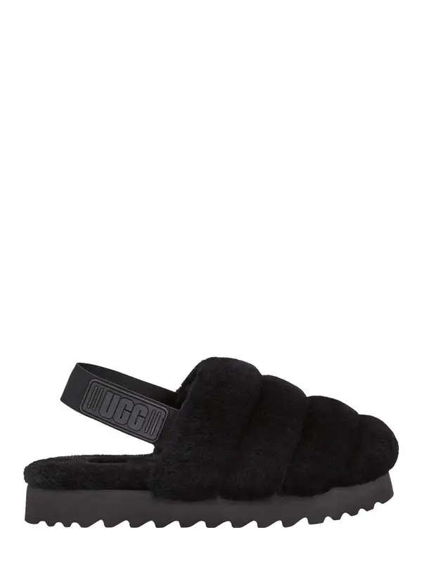 UGG Super Fluff Slipper - Black