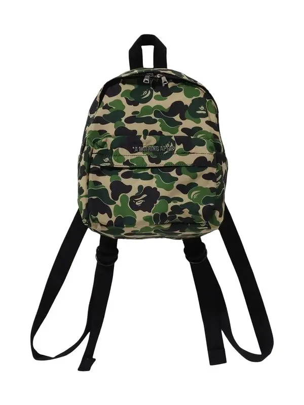 A BATHING APE Abc Camo Small Shoulder Daypack - Green