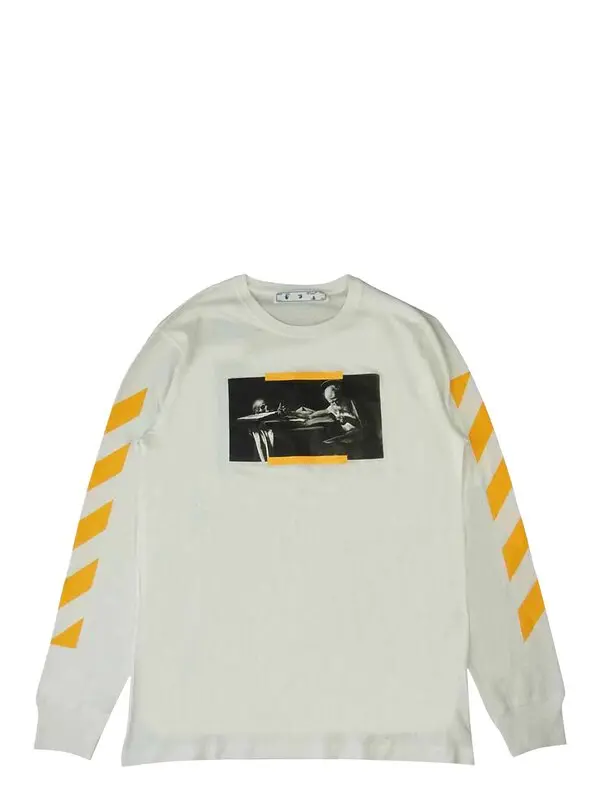 Off-White Caravaggio Painting Print Long-sleeve T-shirt - White