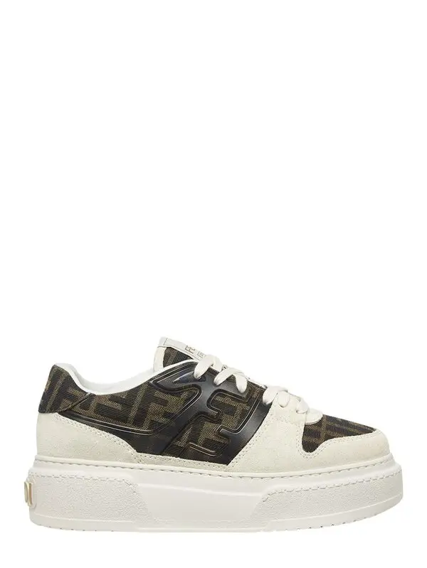Fendi Match Platform Sneakers - Brown