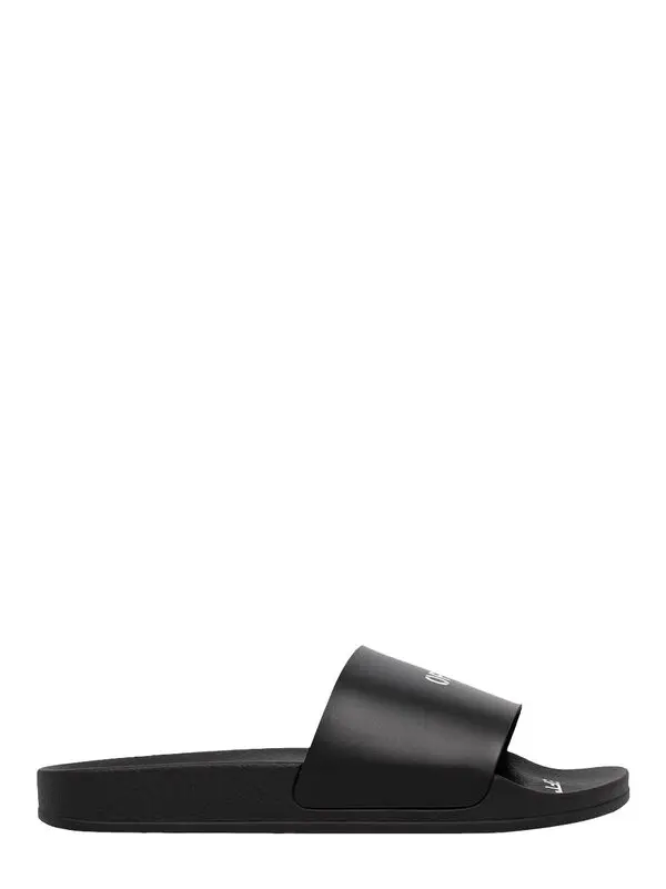 Off-White Pool Sliders - Black
