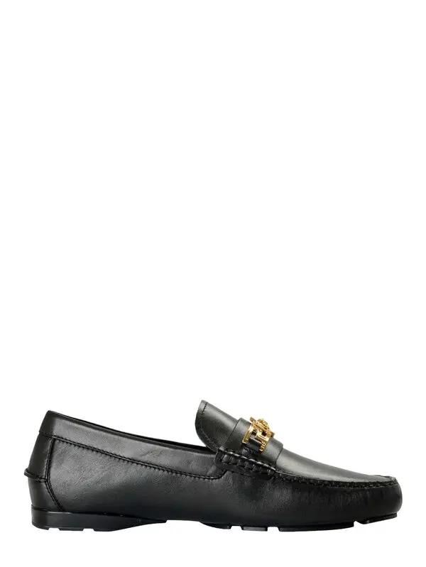 Versace Medusa Leather Loafer - Black