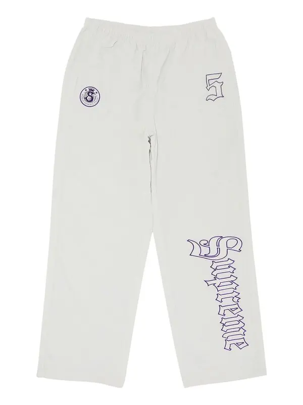 Supreme Old English Track Pant - White