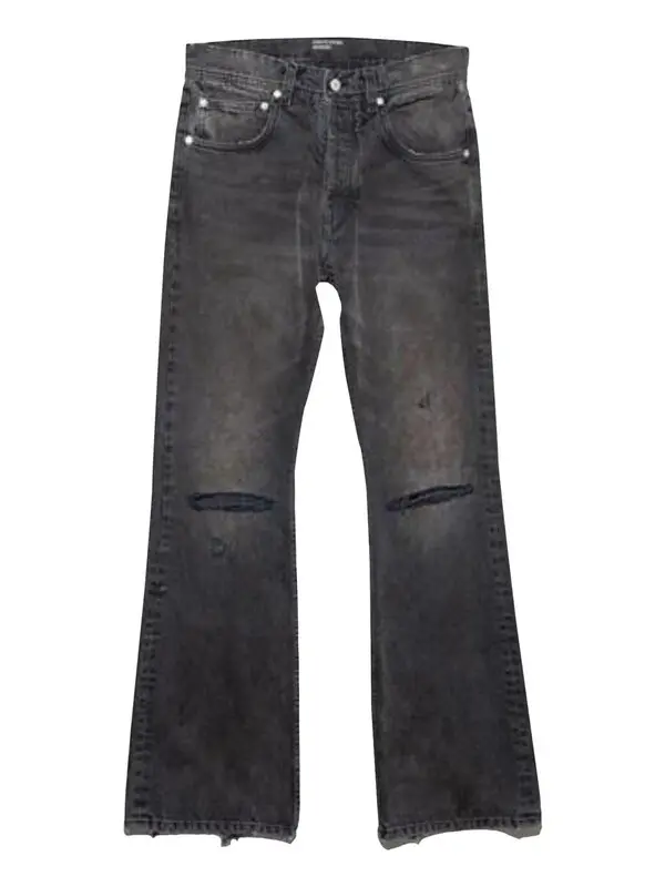 Enfants Riches Déprimés Wider Flare Leg Jeans - Black