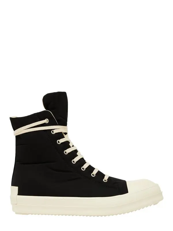 Rick Owens Strobe High Top Sneakers - Black