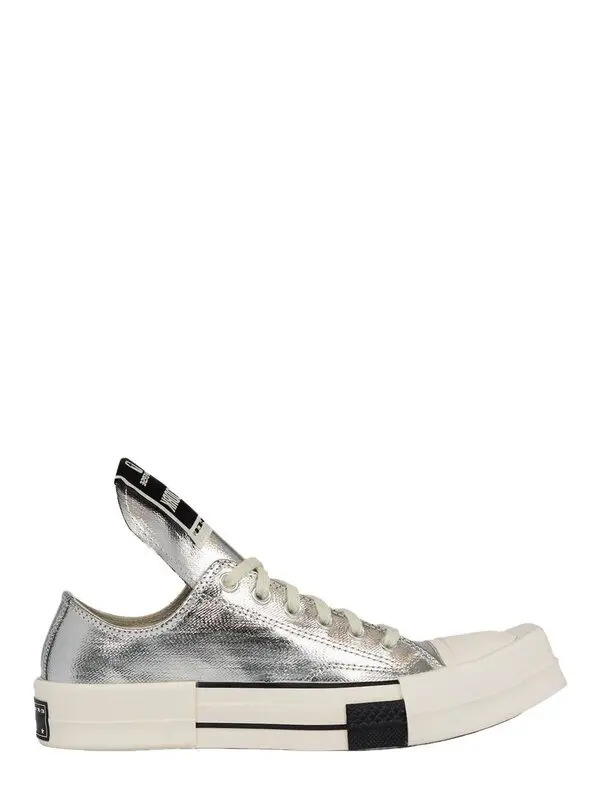 Rick Owens Converse X Turbodrk Low Sneakers - Silver