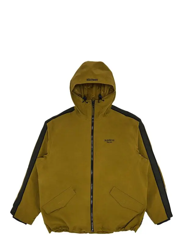Supreme Gore-tex Stripe Hooded Jacket - Green