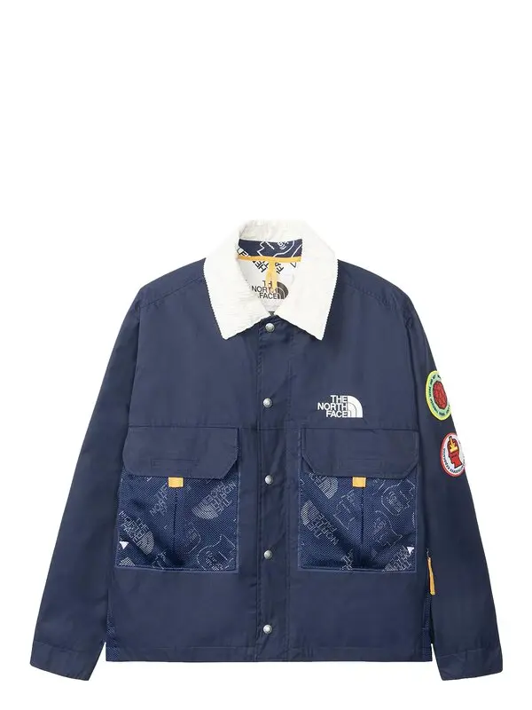 BRAIN DEAD X The North Face 76 Oversized Mountain Chore Coat - Blue