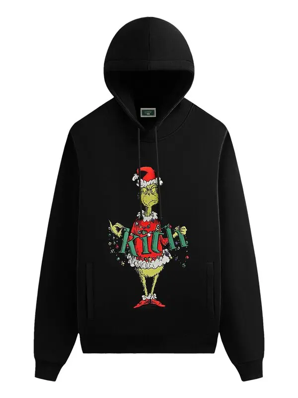 Kith X The Grinch Ornament Williams Iii Hoodie - Black