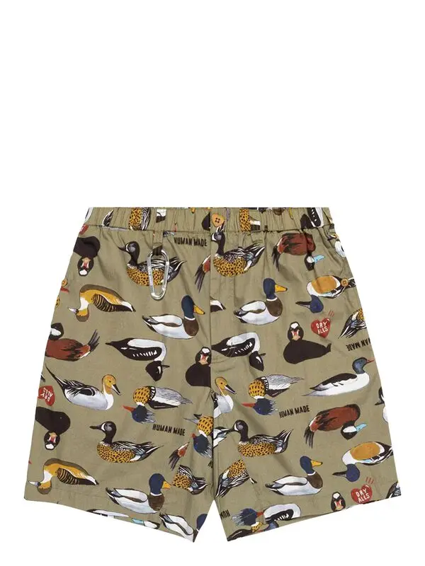 HUMAN MADE Duck Print Shorts - Green
