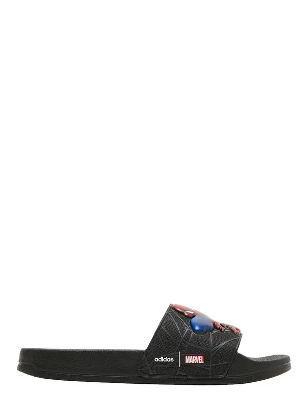 Adidas Marvel X Adilette Shower Slide J 'spider-man - Black