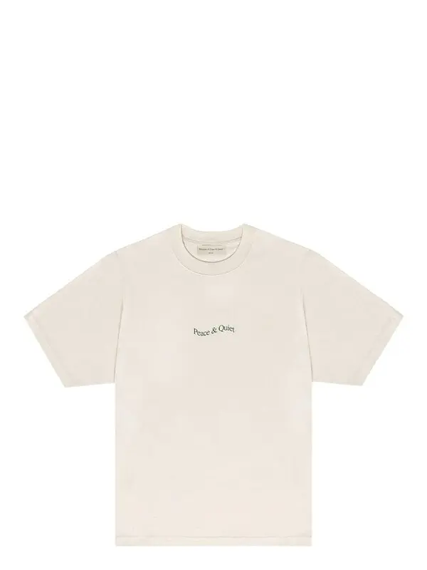 MUSEUM OF PEACE & QUIET Wordmark T-shirt - White