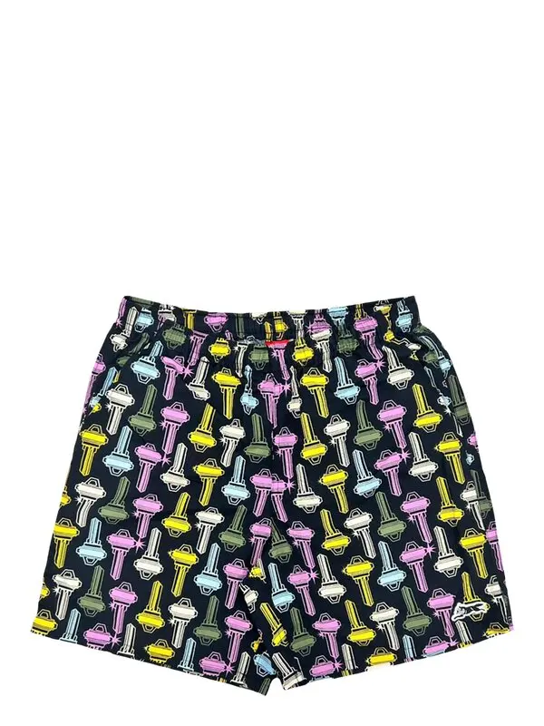 ICECREAM Keys Printed Shorts - Black