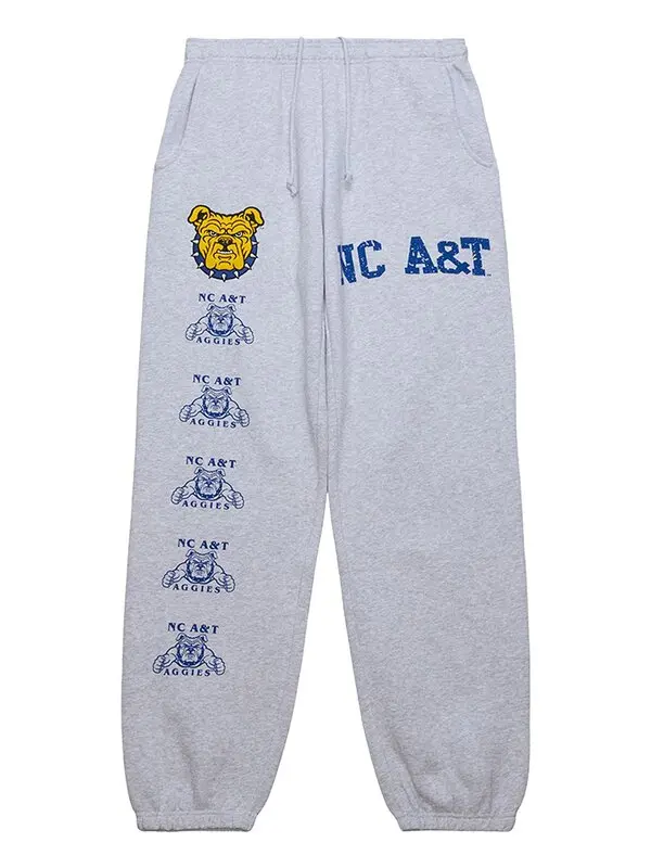 CACTUS JACK BY TRAVIS SCOTT Cactus Jack X Mitchell & Ness North Carolina A&t University Sweatpants - Grey