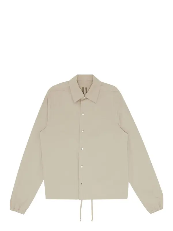 Rick Owens Snap Front Shirt - Tan