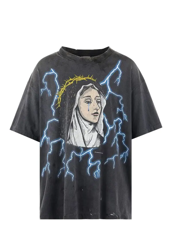 SAINT MXXXXXX Maria Short-sleeve Tee - Black
