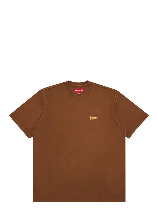 Supreme Old English Tee - Brown