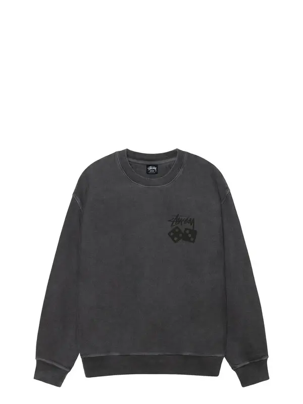 StÜssy Dice Crewneck Sweatshirt - Black