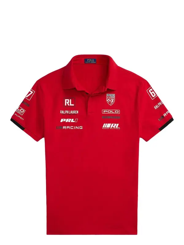 Polo Ralph Lauren Short-sleeve Stretch Mesh Polo Shirt - Red