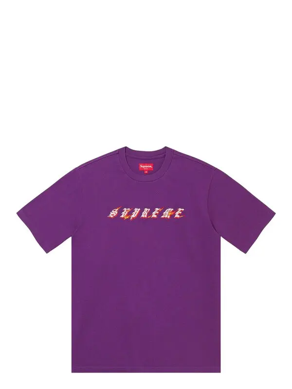 Supreme Flame Short-sleeve Top - Purple