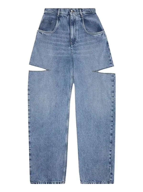 MAISON MARGIELA 5 Pockets Pants - Blue