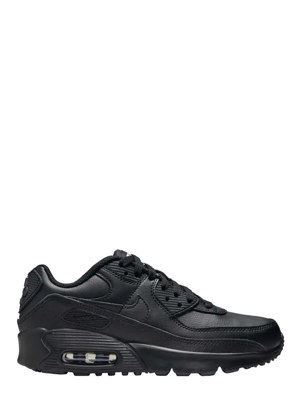 Nike Air Max 90 Leather Gs Sneakers - Black