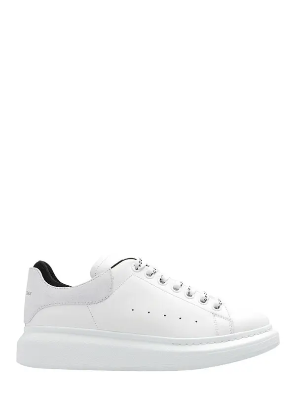 Alexander McQueen Oversized Sneaker With Double Heel Tab - White
