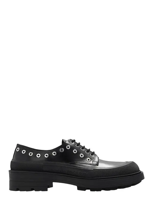 Alexander McQueen Eyelet Derby - Black