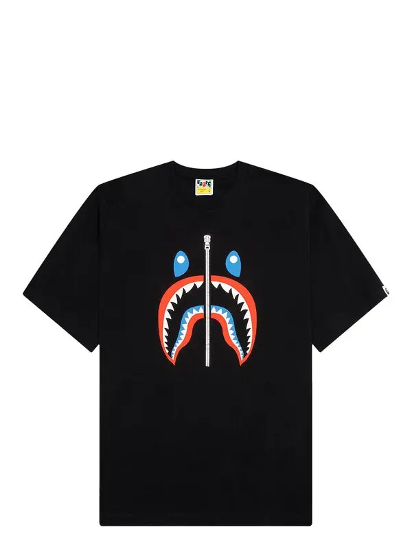 A BATHING APE Printed Tee - Black
