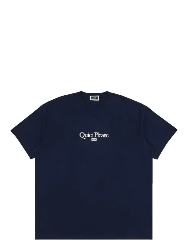 Kith X Wilson Quiet Please Tee - Blue