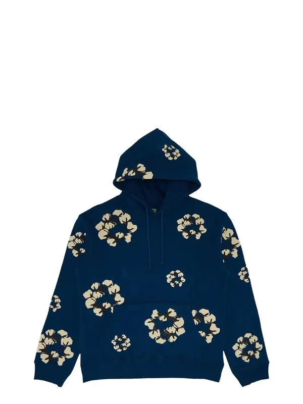 DENIM TEARS X Cpfm Cactus Tears Wreath Hoodie - Blue