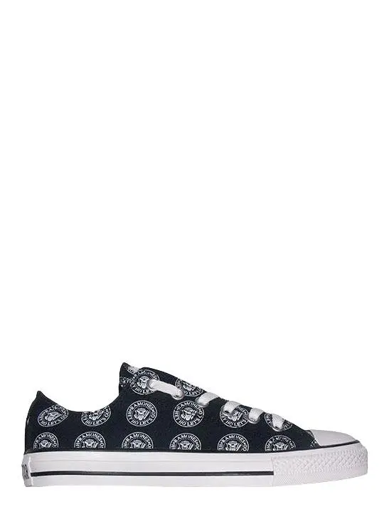 CONVERSE Ramones X Chuck Taylor All Star Ox Sneakers - Black