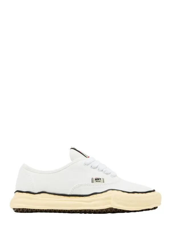 Mihara Yasuhiro Baker Og Sole Vintage Canvas Low - White